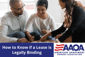 How to know if a lease is legally binding | AAOA